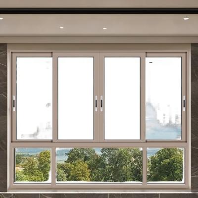 China Modern Aluminum Exterior Windows Soundproof 5+20A+5 Hollow Double Glazing for sale