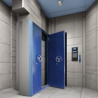 China Finished Sealed Steel Explosion Proof Door For Hazardous Environments for sale