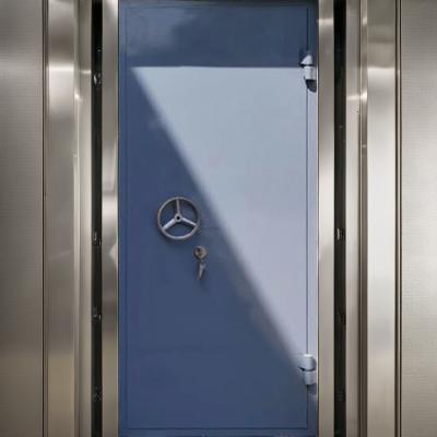 China Intelligent Anti Theft Warehouse Metal Doors Custom For Reinforced Concrete Walls for sale