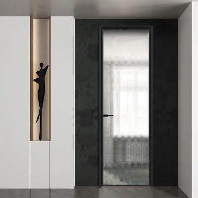 China Minimalist Swing Glass Doors Aluminum Alloy For Bathroom Kitchen for sale