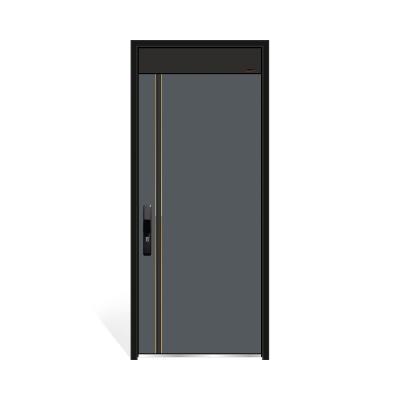 China Thick Leaf Luxury Entrance Door Steel Armored Security Door For Villa for sale