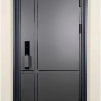 China Heat Transfer Steel Security Front Doors Cold Rolled Exterior Entrance Doors for sale