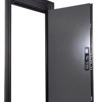China Cold Rolled Steel Pivot Entry Door Anti Theft Door 70mm Leaf For Home Front Entry Gates for sale
