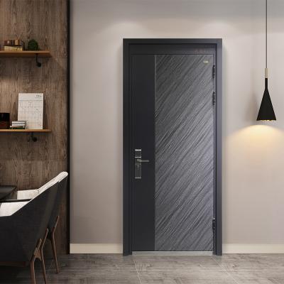 China Modern Anti Theft Steel Door For Apartment Hotel Exterior Entries for sale