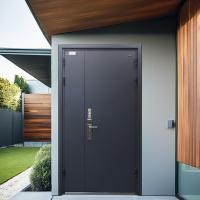China Modern Galvanized Steel Door Customisable for Home  Business for sale