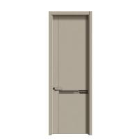 China Plywood Texture Custom Solid Wood Interior Doors For Bedroom Hotel for sale