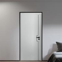 China Contemporary Wooden Plywood Door Manual Open Modern Home Bedroom Doors for sale