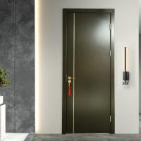China Push-Pull Wooden Bedroom Door  Modern Sliding Design  Interior Ready for sale