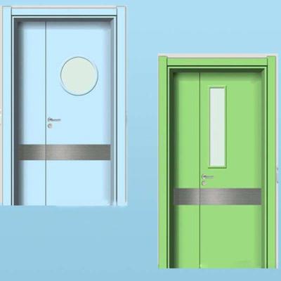 China Honeycomb Paper Automatic Stainless Steel Hospital Room Door Soundproof for sale