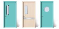 China Modern Polymer Steel Frame Auto Medical Door Soundproof For OR Installations for sale