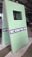 China Steel Hospital Cleanroom Sliding Doors Soundproof Wrought Iron Sliding Door for sale