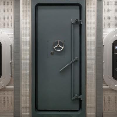 China Thick Steel Explosion Proof Door Full Steel Construction Anti Blast Door for sale