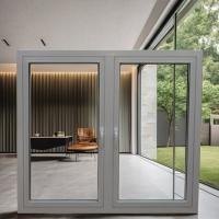 China PA66GF25 Seal Aluminum Alloy Windows Soundproof Hollow Glass Single Hung Window for sale