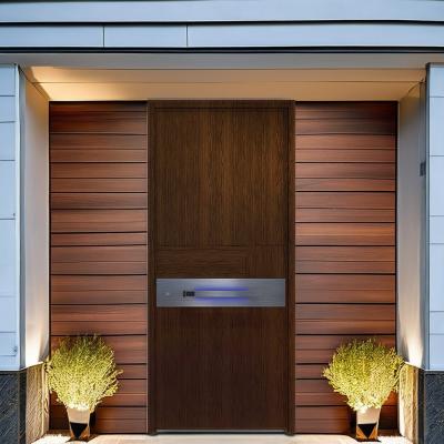 China Modern Villa Main Entrance Door Burglar Proof Steel Luxury Security Door Manual Opening for sale