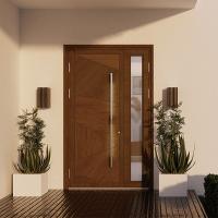 China Custom Color Modern Exterior Entrance Door Anti Theft For Villa Residences for sale