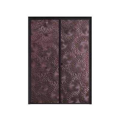 China Finished Surface Villa Doors Manual Opening Luxury Anti Theft Doors Optional Doorbell for sale