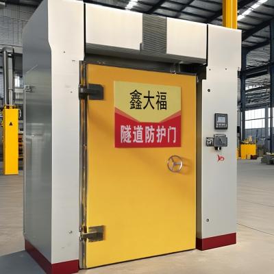 China Exterior Steel Security Explosion Proof Door Thick Steel Plate Blast Rated Doors for sale