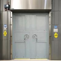 China Intelligent Anti Theft Explosion Proof Door Rectangular Steel Frame Bank Vault Door for sale