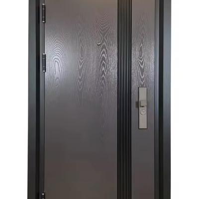 China Steel Security Door for Apartments  Modern Residential Entry Door  AntiTheft  Durable for sale