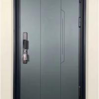 China Modern Stainless Steel Entry Door Wide Door Leaf House Villa Exterior Security Door for sale