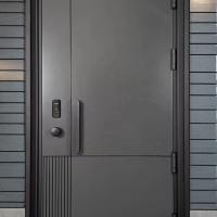 China Thick Stainless Steel Entry Door Modern Exterior Gate Door For Home Villa for sale