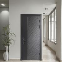 China Single Swing Steel Door High Security  Modern Outdoor  Visible/Invisible Hinge for sale