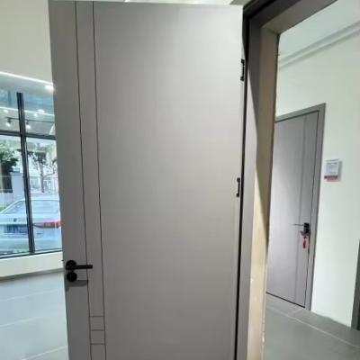 China Magnetic Seal Bedroom Solid Wood Composite Door Soundproof For Quiet Gentle Closing for sale
