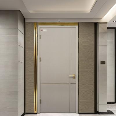 China Custom Solid Wood Commercial Interior Doors Engineered Composite Core for sale