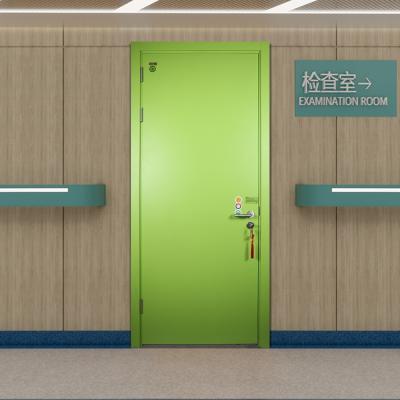 China Minimalist Medical Automatic Steel Door Sound Insulation For Labs Hospitals for sale