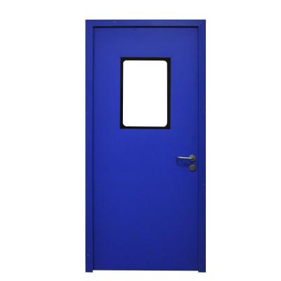 China Modern Hospital Outward Opening Interior Door Particle Wood Infilled Operating Room Door for sale