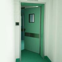 China Commercial Automatic Operating Room Swing Door Finished Steel Medical Office Door for sale