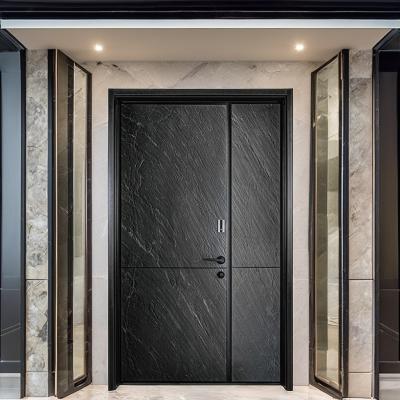 China Modern Home Stainless Steel Gate Door Exterior Heavy Duty Metal Entry Door for sale