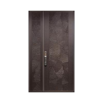 China Villa Modern Pivot Entry Door Security Glass Luxury Exterior Door Custom Color for sale