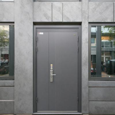 China Galvanized Steel Security Door  Durable Exterior Entry  For House Front Entrances for sale