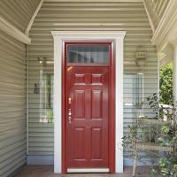 China Galvanized Steel Security Door  Modern Villa Front Entrance  Corrosion Resistant  Durable for sale