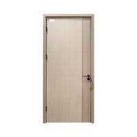 China Waterproof Wood Polymer Composite Doors Modern Groove Design For Home Office for sale
