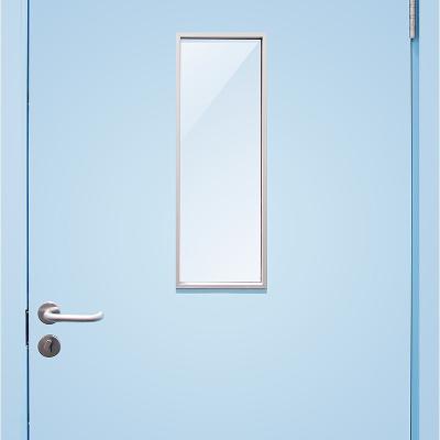 China Steel Hospital Clean Room Door Automatic / Manual Operation Lab Operating Room Door for sale