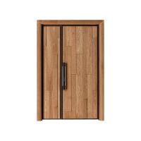 China Modern Villa Doors Residential Main Kitchen Soundproof Wood Door for sale