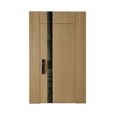 China Custom Villa Pivot Front Door Soundproof Security Entrance Door Doorbell Option for sale