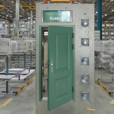 China High Security Steel Door  Custom Metal Design Modern Front Gate for sale