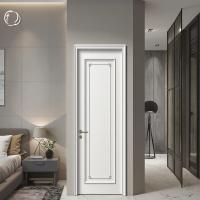 China Anti Termite Painted Wooden Doors Hollow Frame Postmodern Bedroom Entry Doors for sale