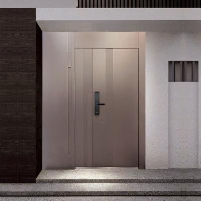 China Custom Color Steel Security Door Office Metal Exterior Door for sale