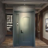 China Soundproof Security Door Aluminum Alloy Solid Wood Door Custom Insulation for sale