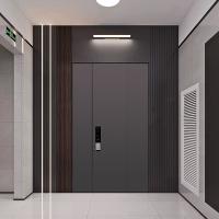 China Custom Color Polymer Apartment Security Door Sunproof External Metal Security Door for sale