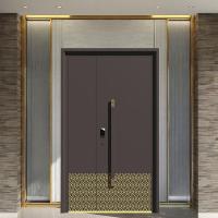 China Anti Theft Cold Rolled Steel Door Burglar Proof Heavy Duty Security Door For Villa Apartment for sale