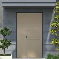 China Modern Composite Polymer Steel Door For House Entry Durable Exterior for sale