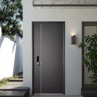China Villa Cold Rolled Steel Gate Door Modern Farmhouse Secure Front Entry Door for sale