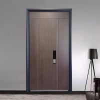 China Main Entry Security Door Anti Theft Steel Exterior Single Swing Door for sale
