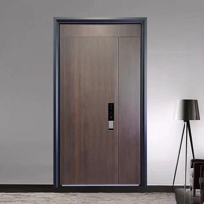 China Main Entry Security Door Anti Theft Steel Exterior Single Swing Door for sale