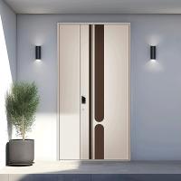 China Commercial Modern Security Entry Doors Cold Rolled Steel Doors Customized for sale